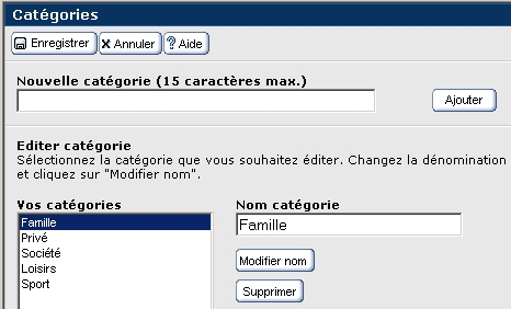 Comme dois-je créer une nouvelle catégorie pour mes tâches dans STRATO ...